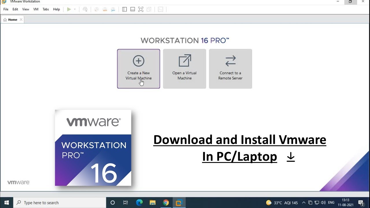 How to Download and Install VMware Workstation 16 Pro In Any Window ...