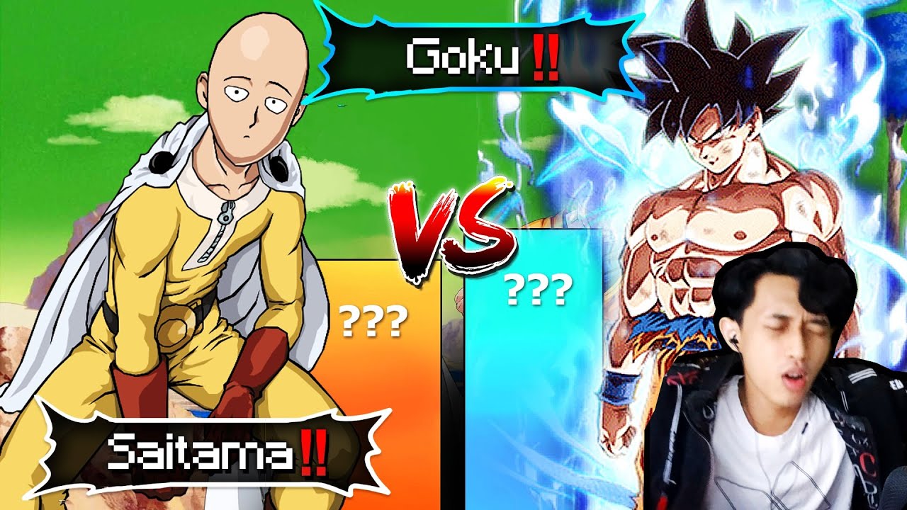 PERBANDINGAN Level KEKUATAN GOKU 𝑽𝑺 SAITAMA..!!😱 All Forms POWER LEVEL ...