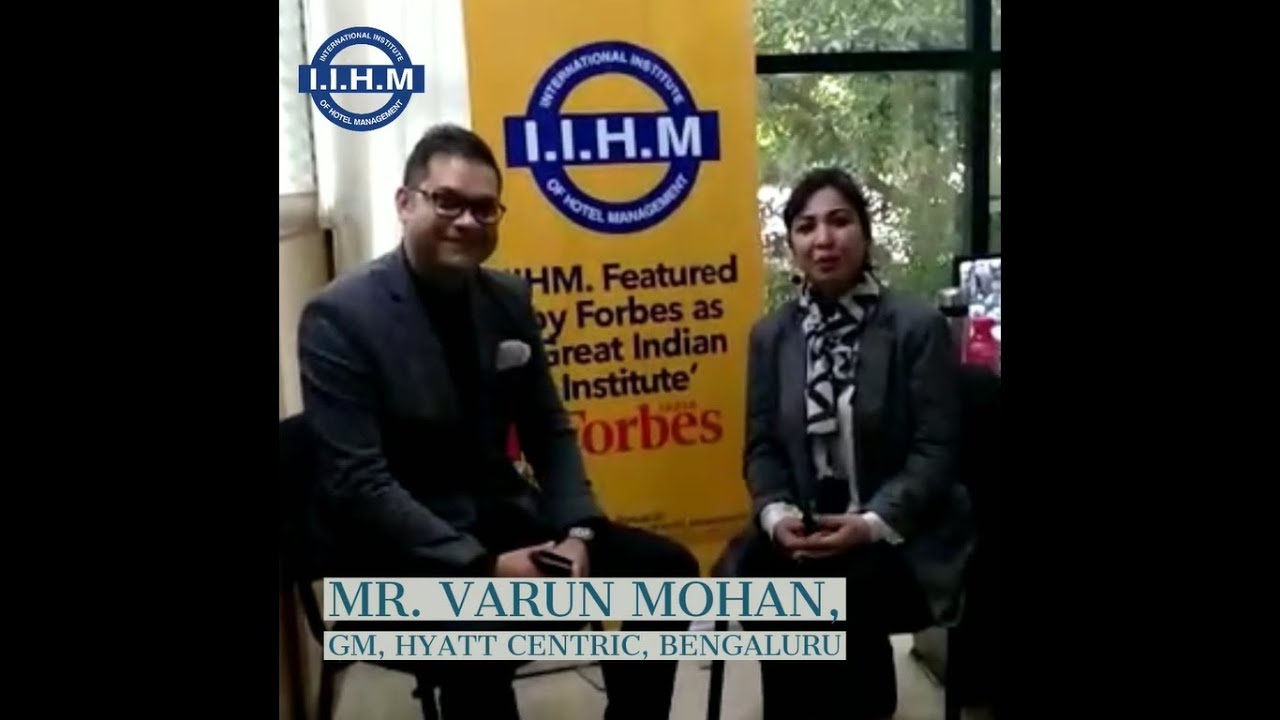 Varun Mohan | General Manager | Hyatt Centric, Bangalore - YouTube
