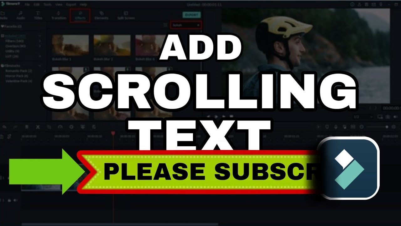 How To Add Scrolling Text In Filmora X YouTube how-to-add-scrolling-text-in-filmora-x-youtube