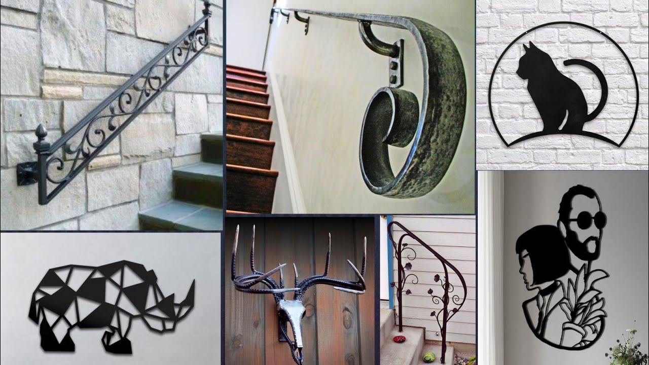 Best metal wall art ideas and black simth iron design | Home decorative ...