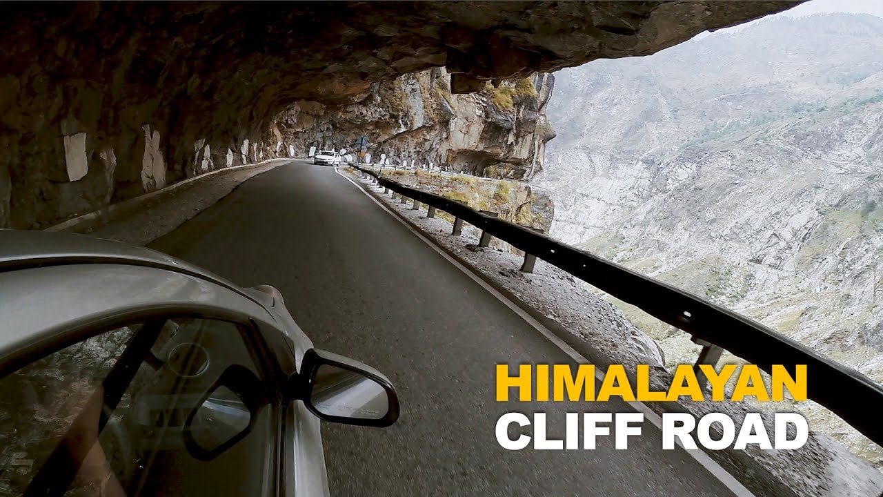 Himalayan Cliff Road to Kinnaur - Drive through Tranda (4K ...