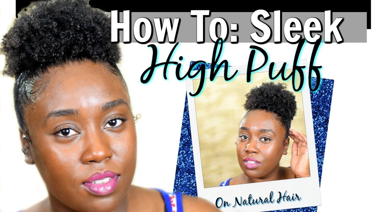 How To: SLEEK High Curly Puff - YouTube