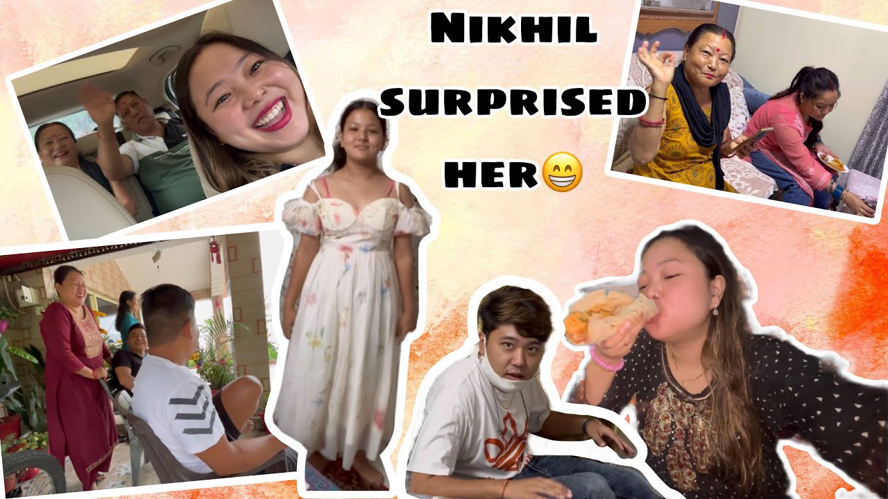 Nikhil ne diya di ko surprise 😳 || Must try homemade roll🌯|| family ...