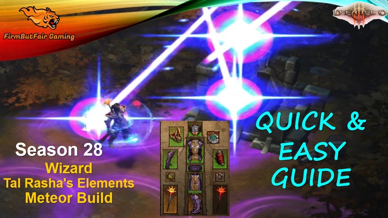 Diablo 3: Season 28 - Wizard - Tal Rasha's Elements - Meteor - S Tier ...