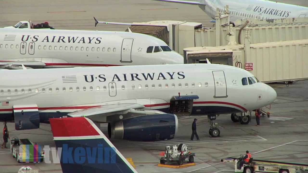 US Airways Ramp - February 9th, 2013 - YouTube