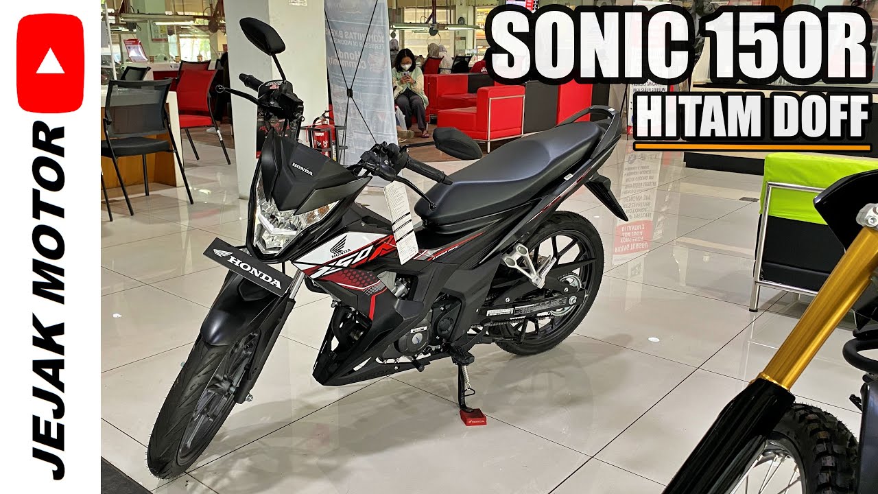 REVIEW + HARGA HONDA SONIC 150R HITAM DOFF - YouTube