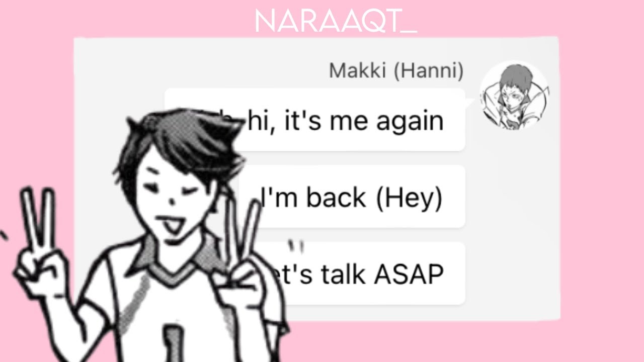 Haikyuu texts | Haikyuu x NEWJEANS | ASAP | Naraaqt_ - YouTube