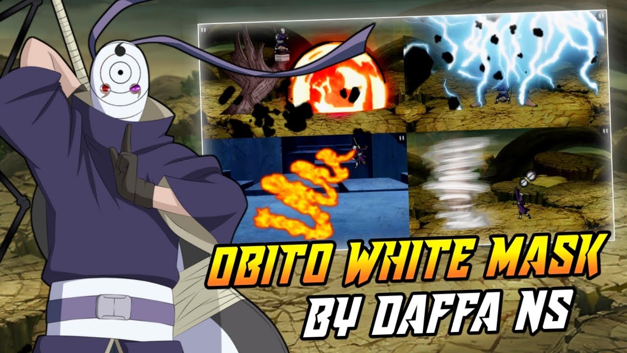 火影战记 | Naruto Senki | Share Sprite Obito White Mask By @daffans123 |🔸 ...