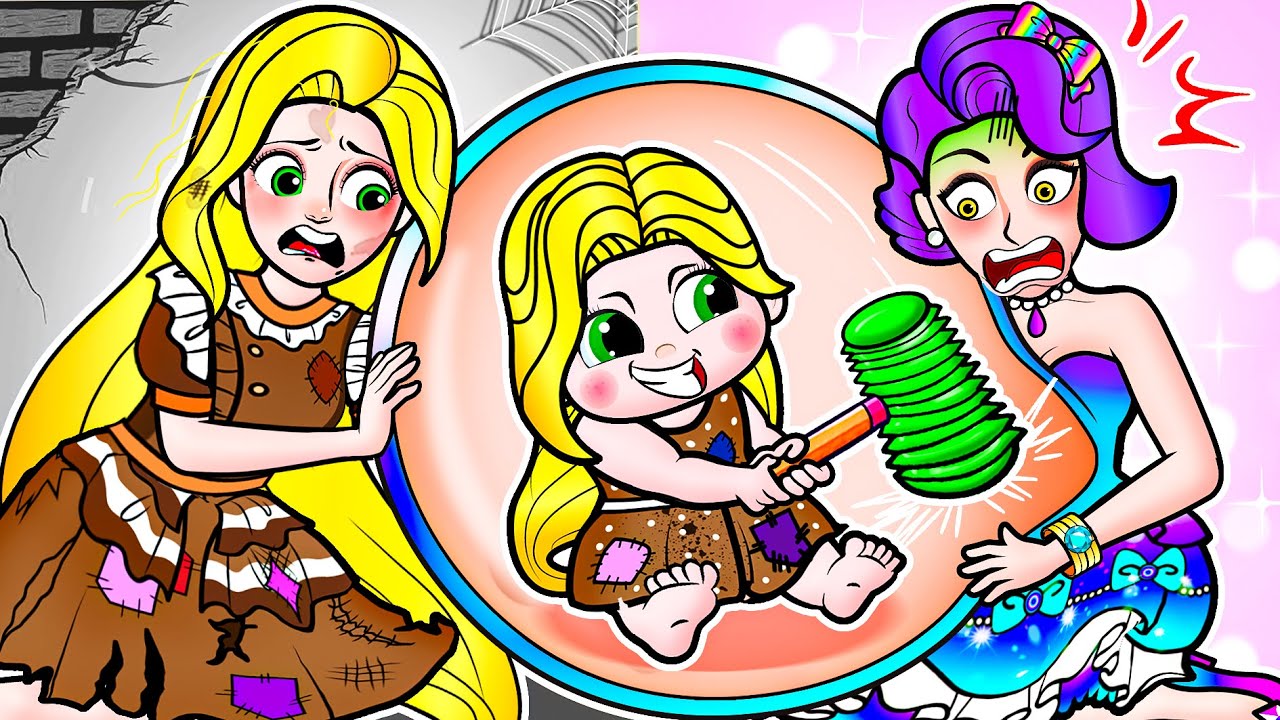 [🐾paper dolls🐾] Poor Rapunzel Daugher and Mother Vs Sinister Amy Rose ...