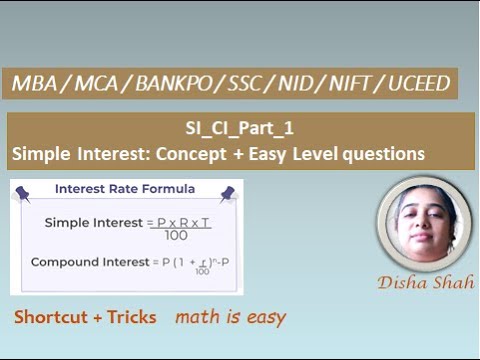 Simple Interest & Compound Interest_Part 1_SI: Concept + Easy Level ...