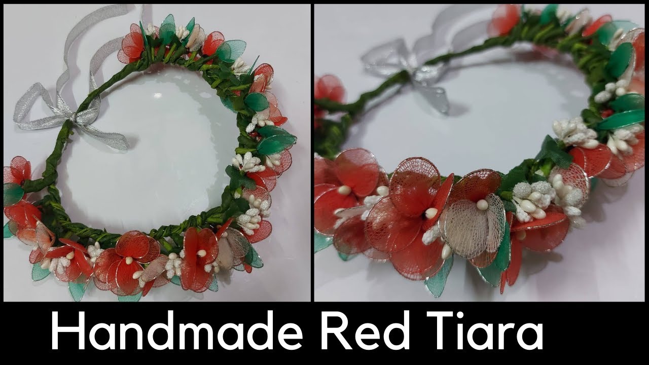 DIY Tiara, Christmas Tiara, Christmas Craft Tamil, How To Make Tiara At ...