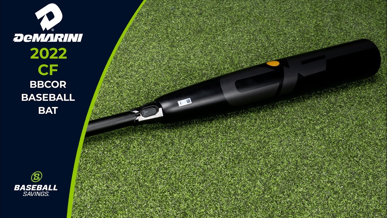 2022 DeMARINI CF BBCOR Baseball Bat Overview by Baseball Savings - YouTube