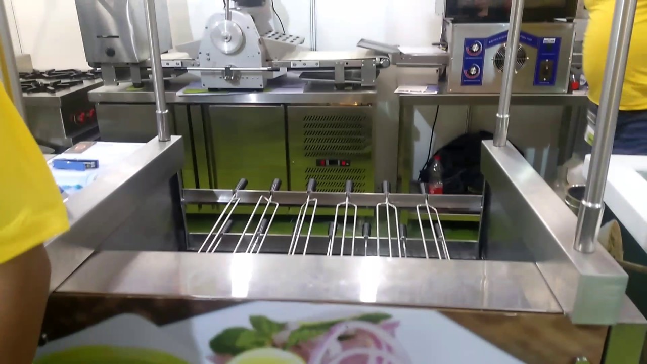 Automatic barbeque Machine - YouTube