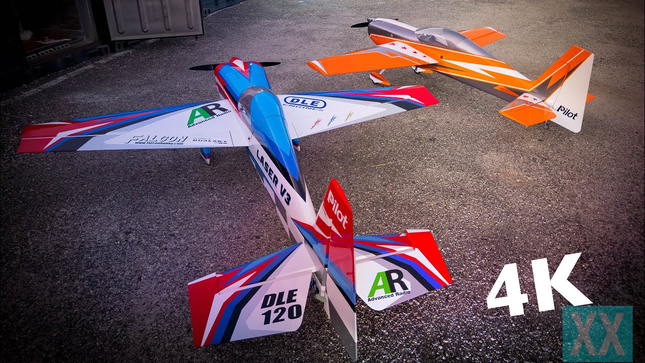 Double Trouble!!! 2 x Laser V3 Pilot RC test flight ! Watch in 4K/60 🤩 ...