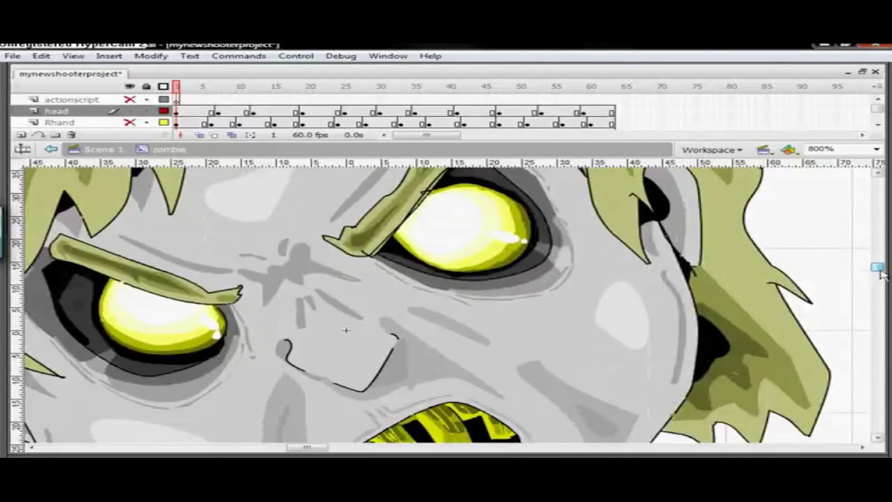 Zombie Flash Animation - YouTube