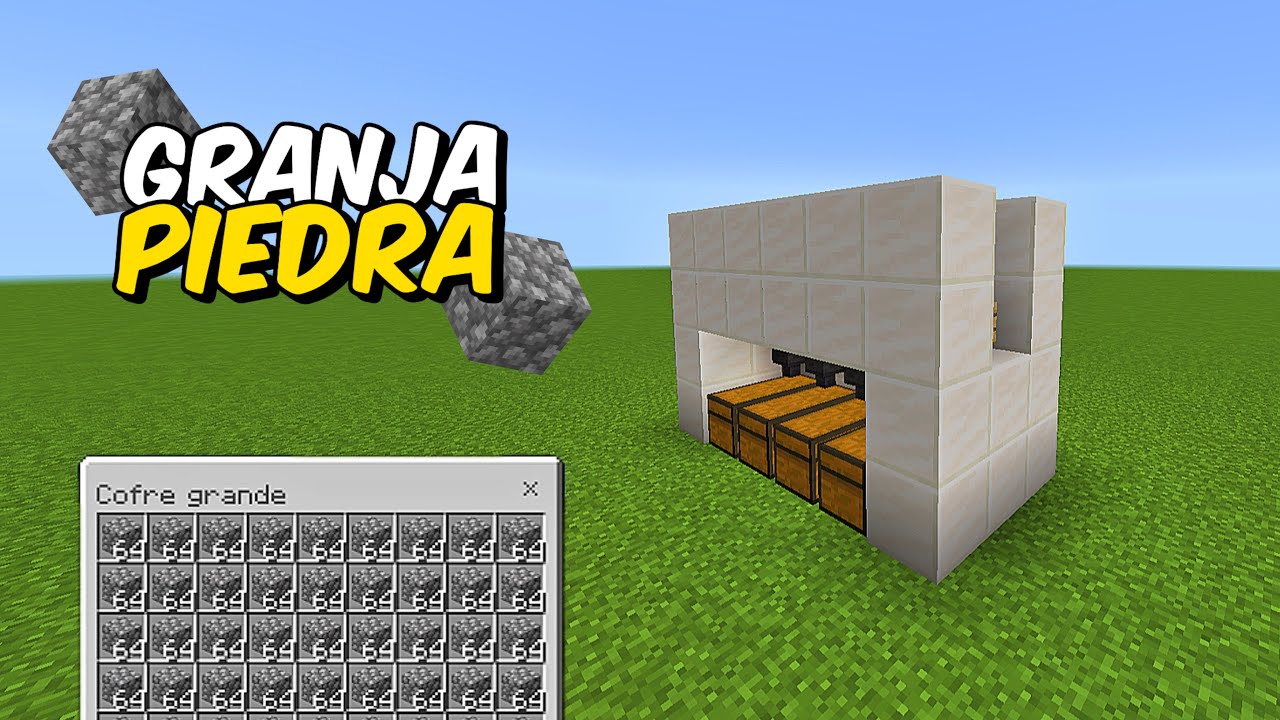 Granja de Piedra en Minecraft Bedrock 1.21 - YouTube