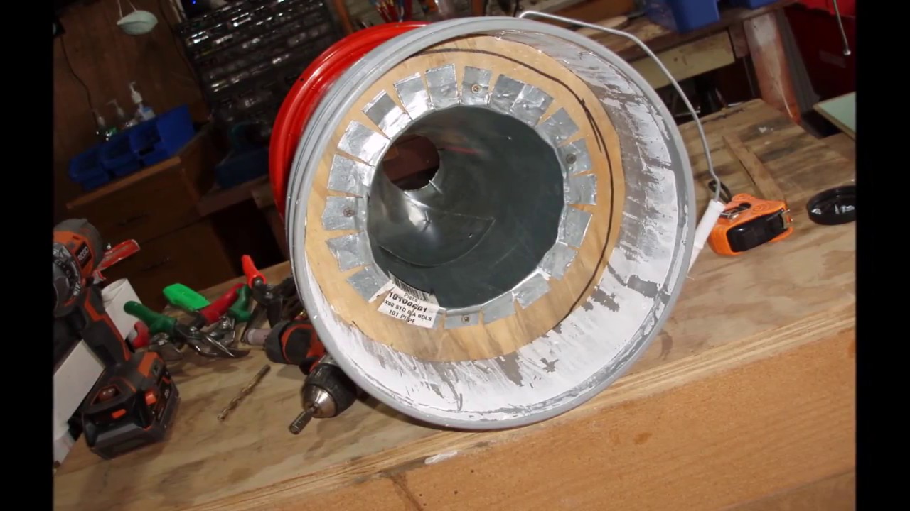 Homemade Conventional Cyclone Bucket Dust Collector Separator. - YouTube