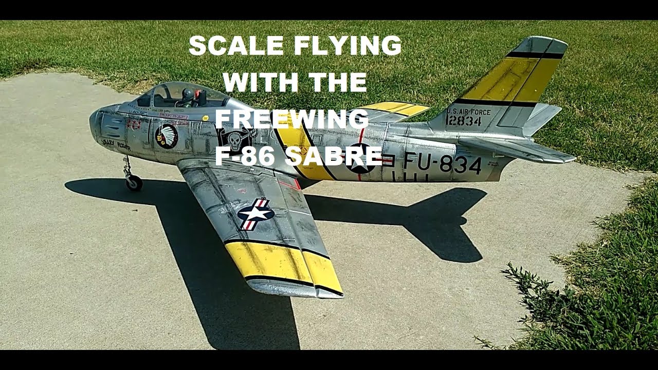 Scale Flying with the Freewing F-86 Sabre - YouTube