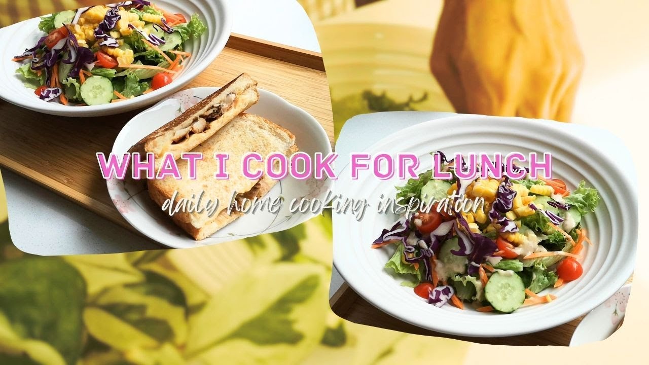 Garden Salad | Chicken Grill Cheese Sandwich | What's for Lunch | Home ...