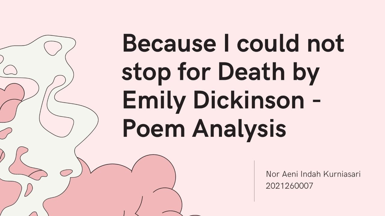 Because I could not stop for Death by Emily Dickinson - Poem Analysis ...