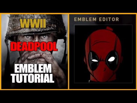 Call of Duty WW2 Deadpool Emblem Tutorial - YouTube