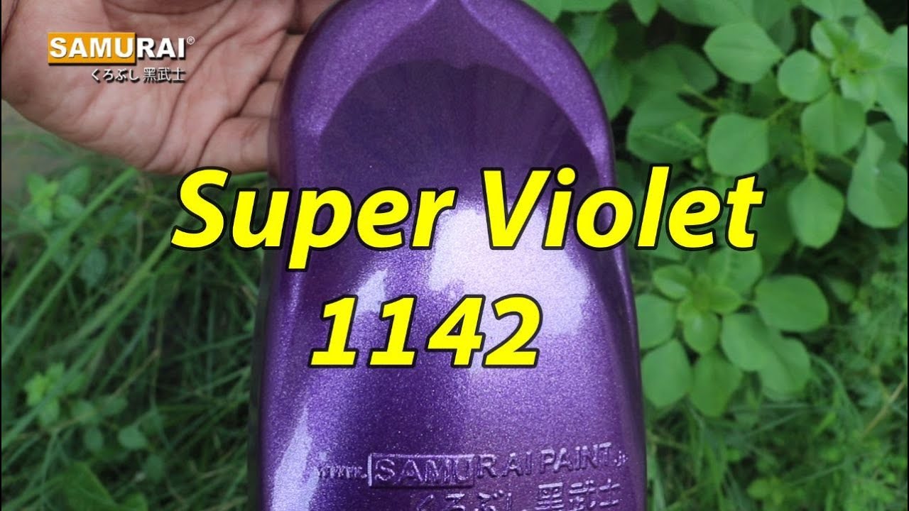 Samurai Paint : Tips Pengecatan Super Violet 1142 - YouTube