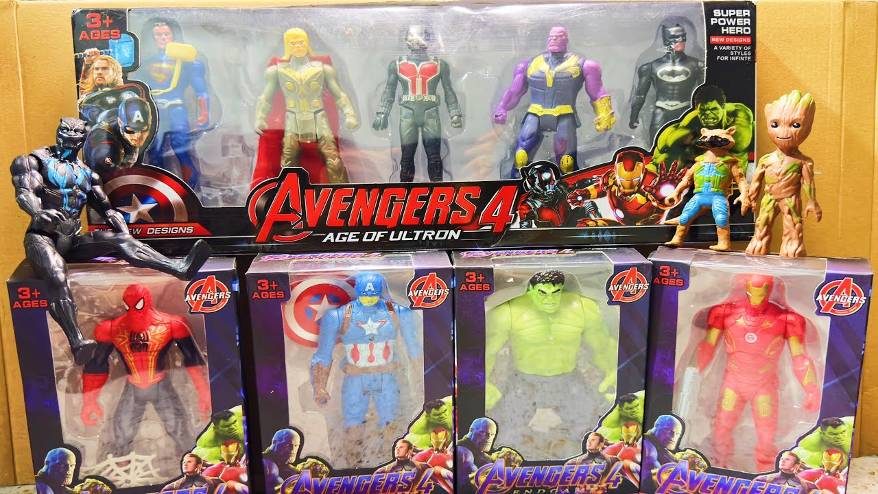 Avengers Toys/Unboxing/Action Figure/Marvels/Cheap Price/Hulk,Thanos ...