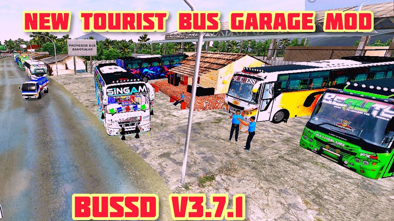 🙋HOW💓TO🥳INSTALL🤩TOURIST BUS💞GARAGE MOD?/BUSSID V3.7.1/BMR💖BUS🥰MOD/# ...