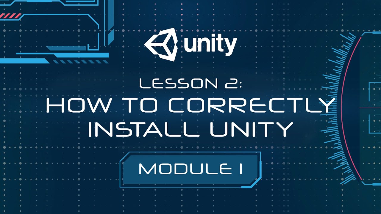 Module 1 - Lesson 2: How to Correctly Install Unity Hub - YouTube