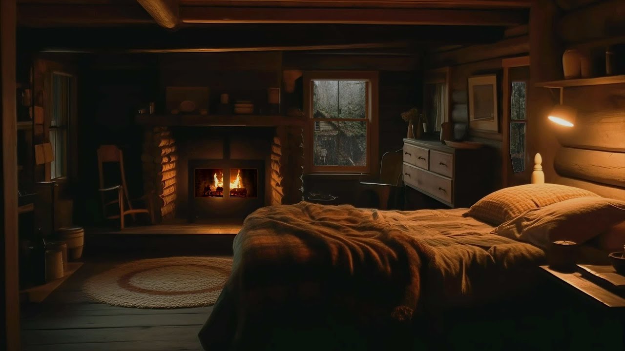 Thunderstorm & Rain Sounds | Relaxing Thunder & Lightning: Cozy Room ...
