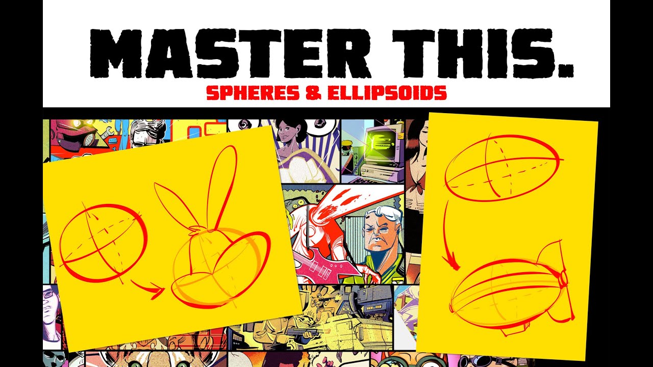 Drawing Fundamentals: How to Draw Spheres and Ellipsoids - YouTube