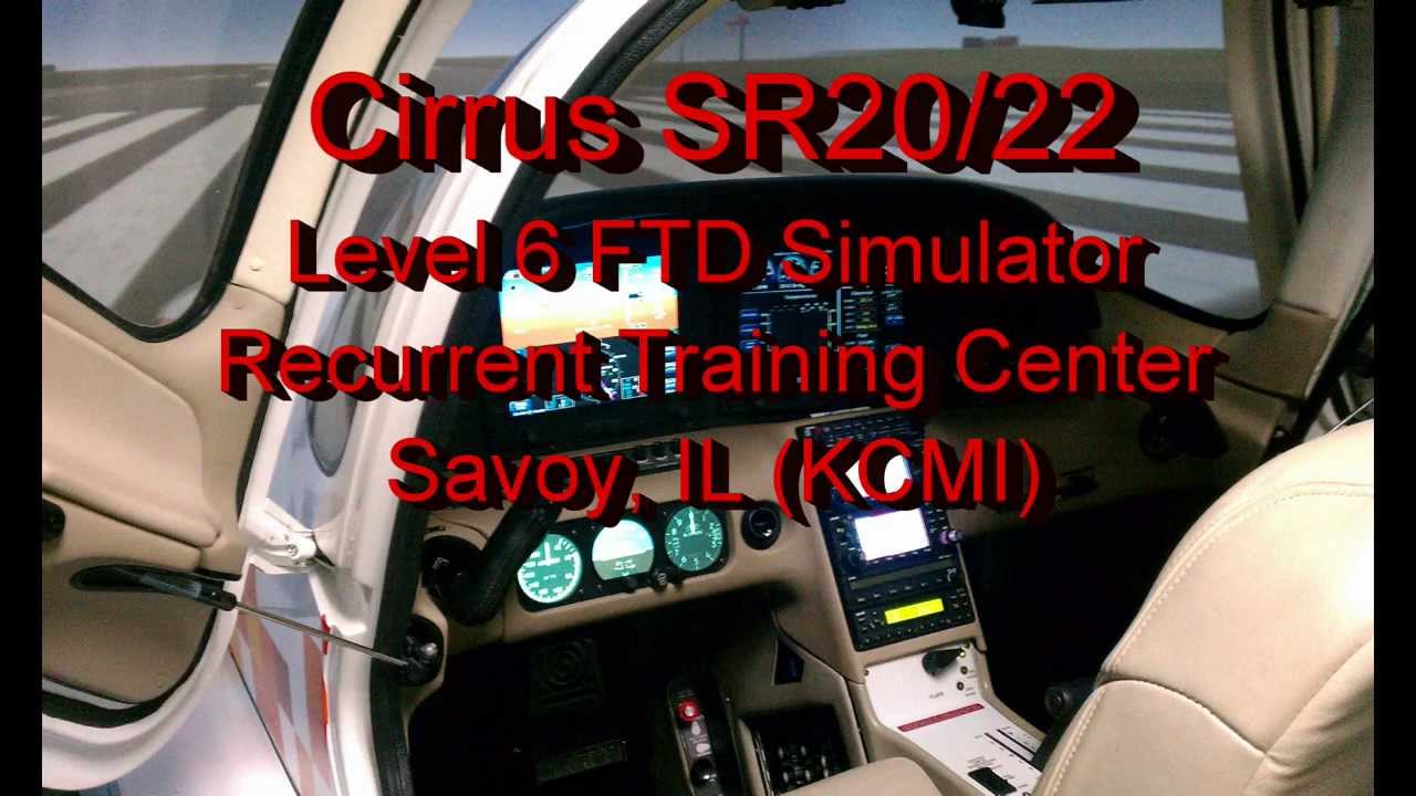 Cirrus SR22 Simulator - YouTube