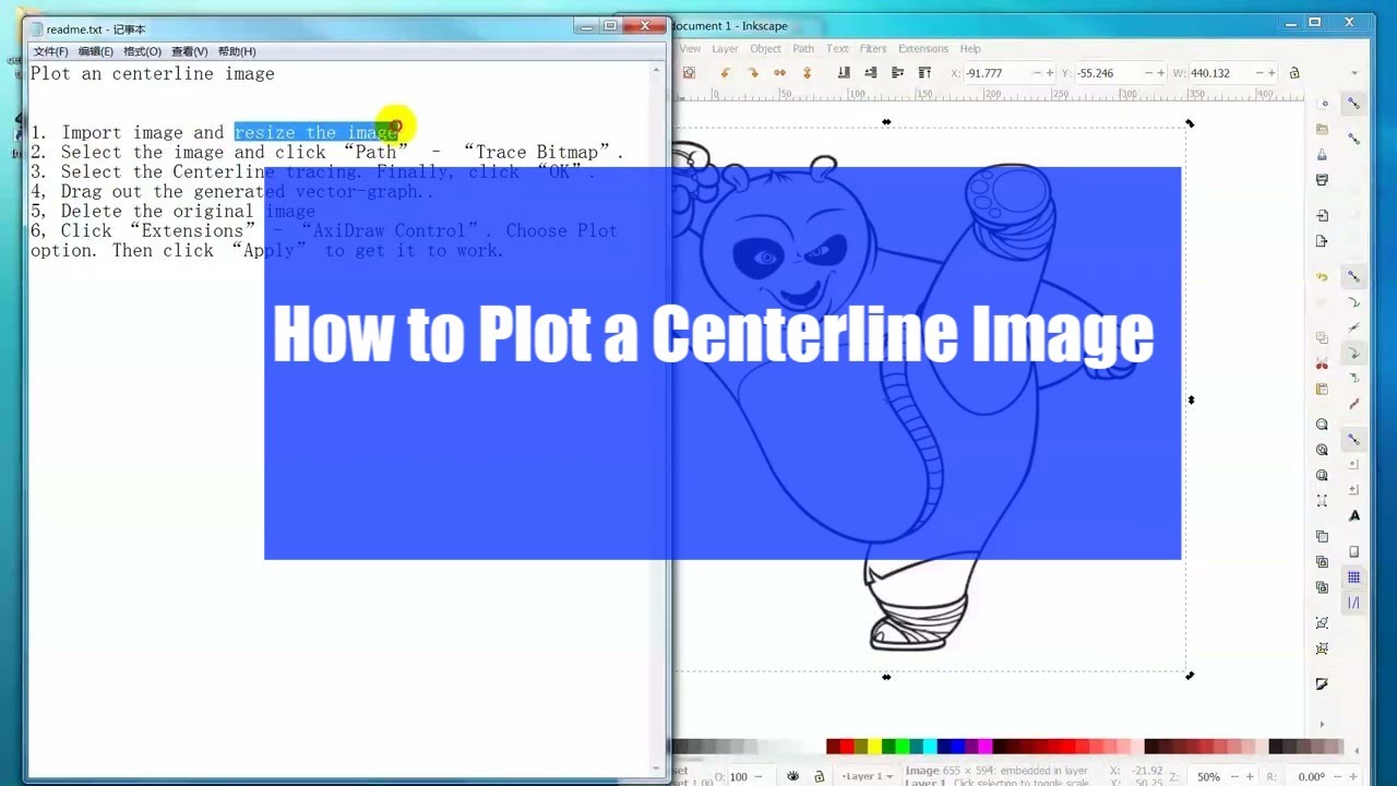 How to Plot a Centerline Image with iDraw - YouTube