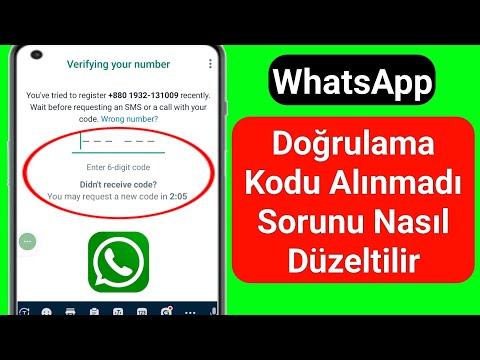 WhatsApp doğrulama kodu alınamadı sorunu nasıl düzeltilir | WhatsApp doğrulama kodu gelmedi