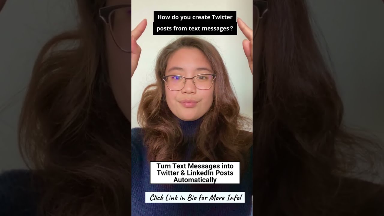Turn Text Messages Into Twitter LinkedIn Posts Automatically YouTube Turn Text Messages Into Twitter LinkedIn Posts Automatically YouTube