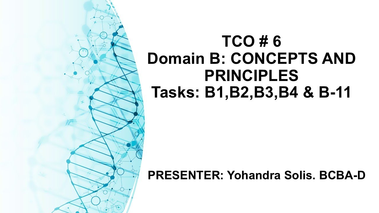Domain B. Tasks: B1, B2, B3, B4, & B-11 - YouTube