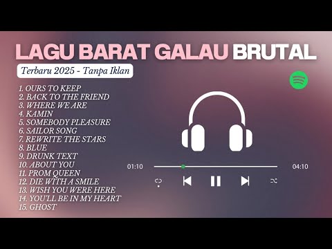 TOP HITS LAGU BARAT GALAU BRUTAL |TOP SPOTIFY INDONESIA | TERBARU 2025 + FULL REVERB
