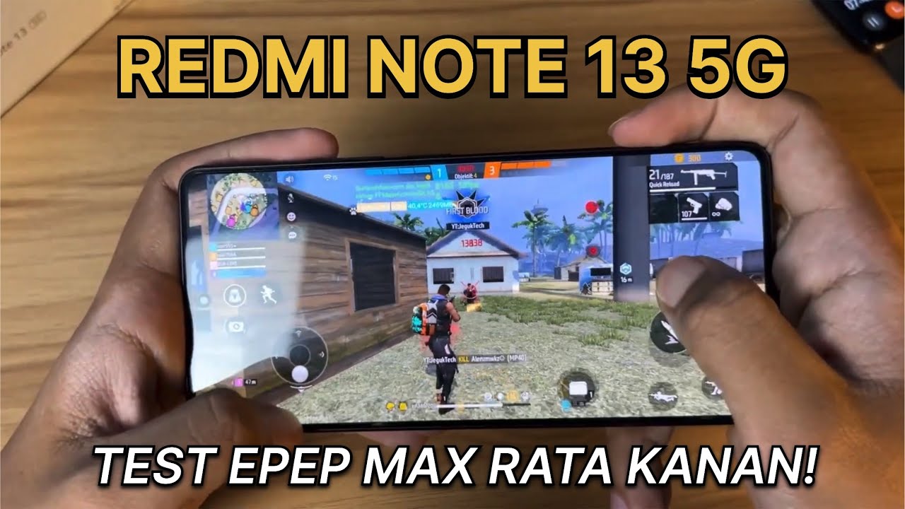 Tes Main Free Fire Max di Redmi Note 13 5G - Update Software Terbaru ...