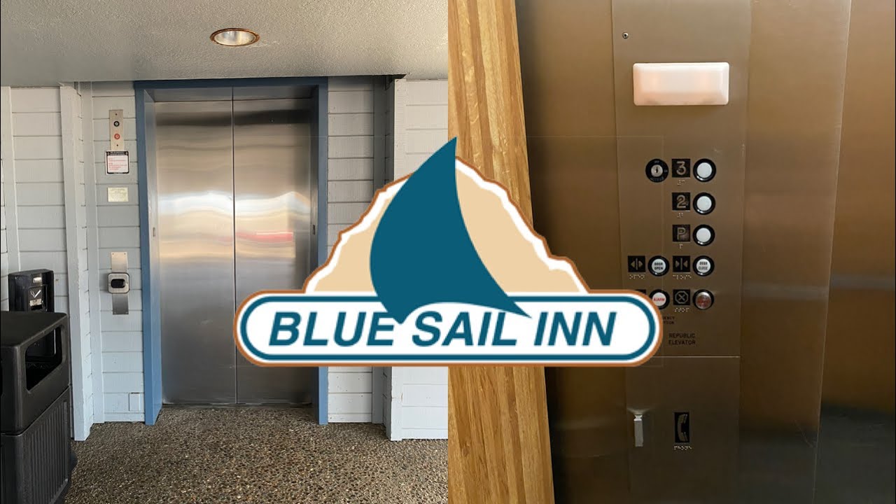 Republic Hydraulic elevator @ Blue Sail Inn - Morro Bay, CA - YouTube