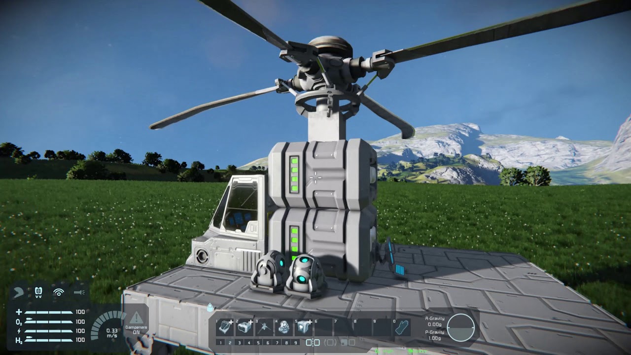Space Engineers Tutorial: How to Make A Helicopter - YouTube