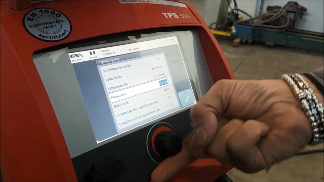 C.D. WELDING SRL - DEMO TPS 500i - YouTube