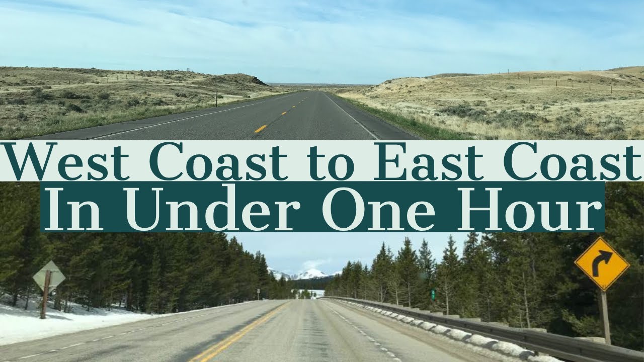 Fastest Cannonball Run | Drive Across America in One Hour | Time-Lapse ...