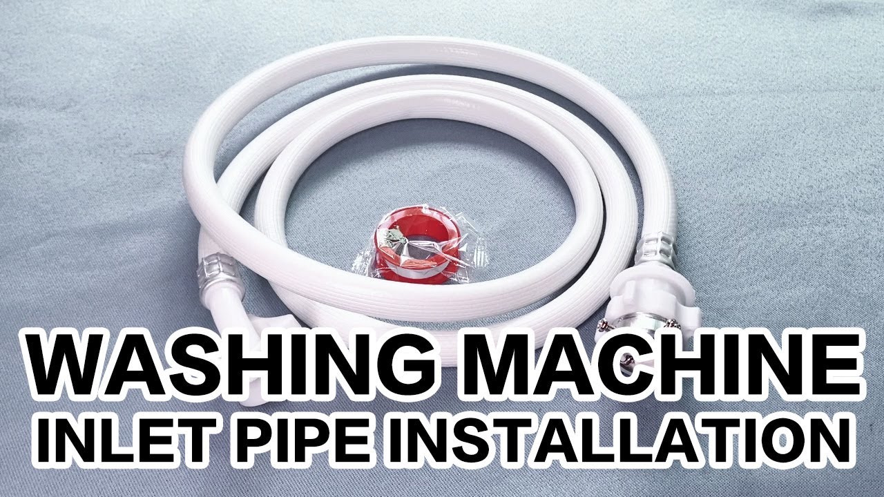 Washing machine inlet pipe installation|Easy Replacement of Washing ...