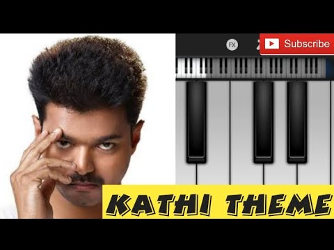 Kathi Theme Piano Tutorial. Slow and Easy. PIANO 4 U. #thalapathyvijay ...