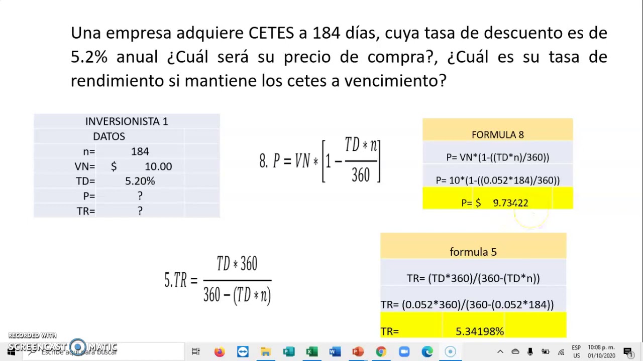 Resolución de CETES - YouTube