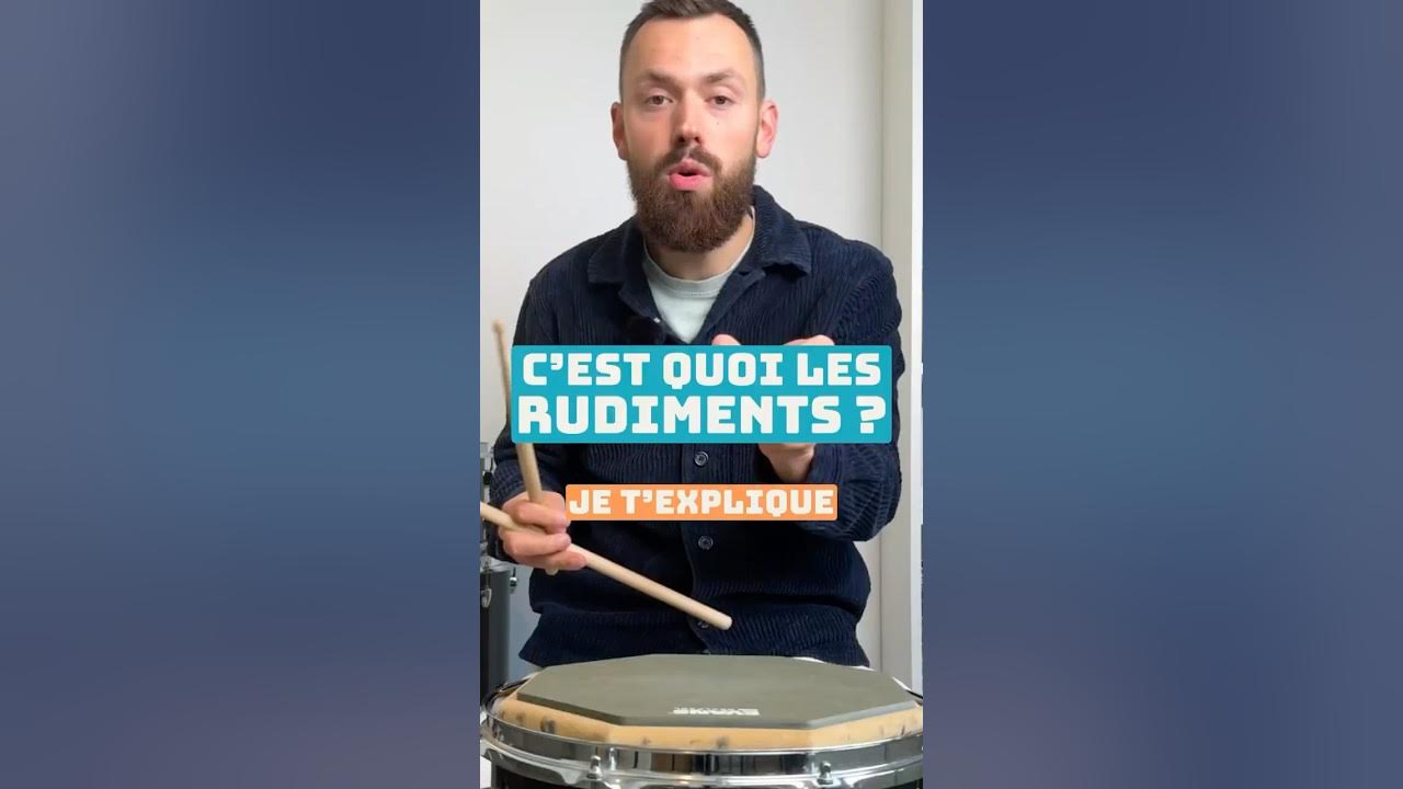 C'est quoi les RUDIMENTS à la batterie ? Je t'explique 🚀 #batterie #drums - YouTube