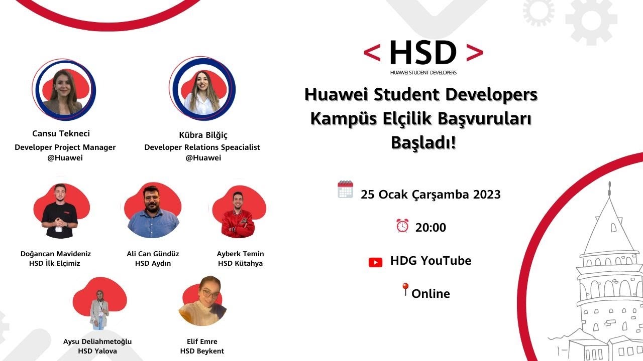 Huawei Student Developers Kampüs Elçilik Başvuruları Başladı! - YouTube
