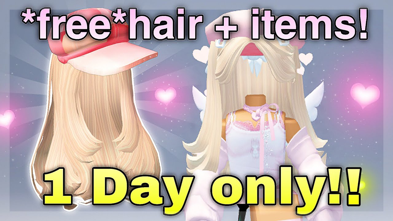 *HURRY* GET FREE HAIR AND ITEMS ON ROBLOX NOW! - YouTube