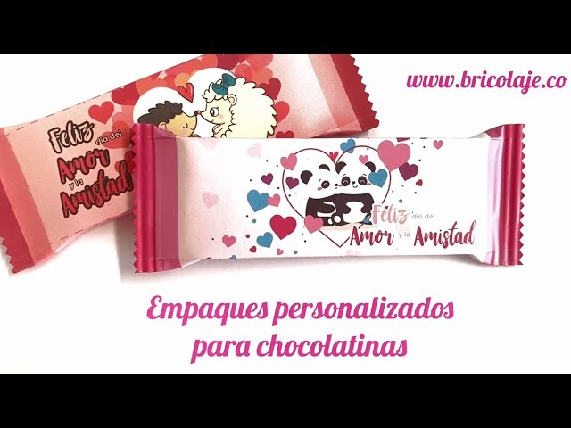 Diseño De Envoltorios De Barra De Chocolate